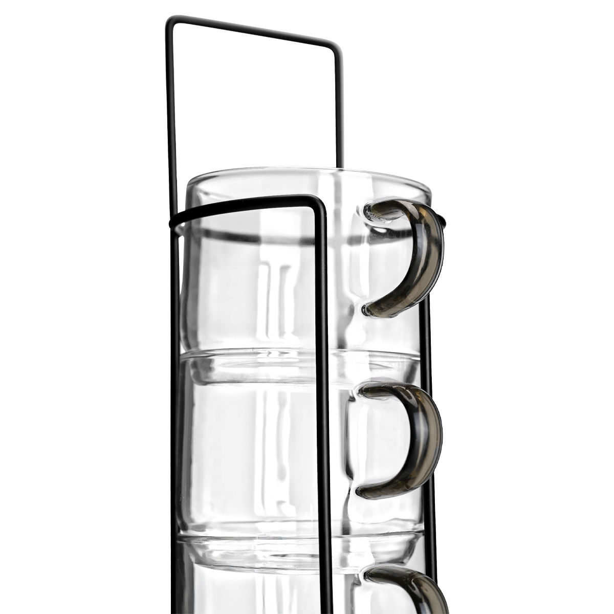 ESTIA ΚΟΥΠΕΣ ΓΥΑΛΙΝΕΣ ΜΕ ΜΕΤΑΛΛΙΚΗ ΒΑΣΗ ΣΕΤ 4x210ml - Sandglass.gr by ...